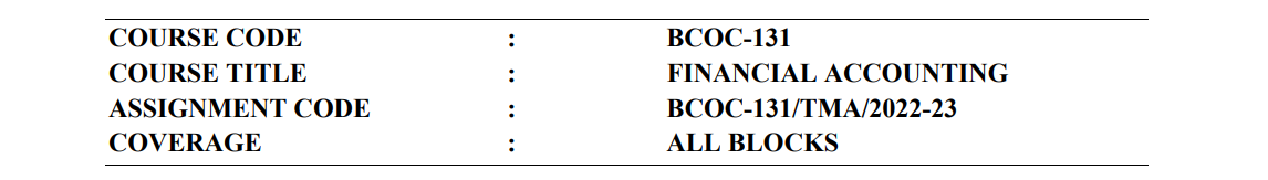 BCOC 131 Assignment 2022-23 - LitraDude